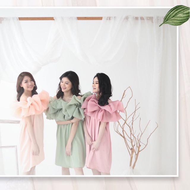 Tutulle Ruffle Makeup 1set (Ruffle+Temben) | Shopee Malaysia