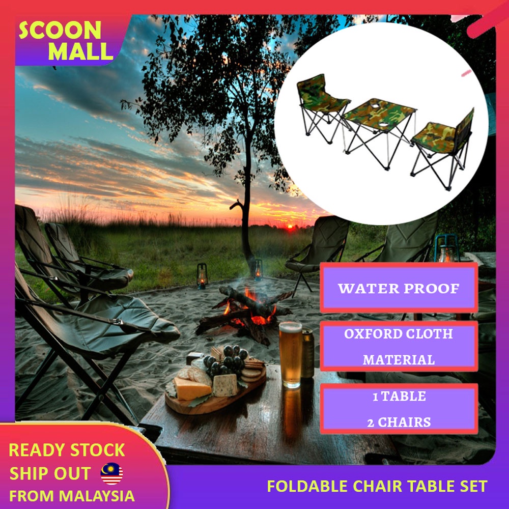 🔥💯READY STOCK 🔥💯SCOON TROFEO TM-600 Folding Stools Table Chair Portable ...