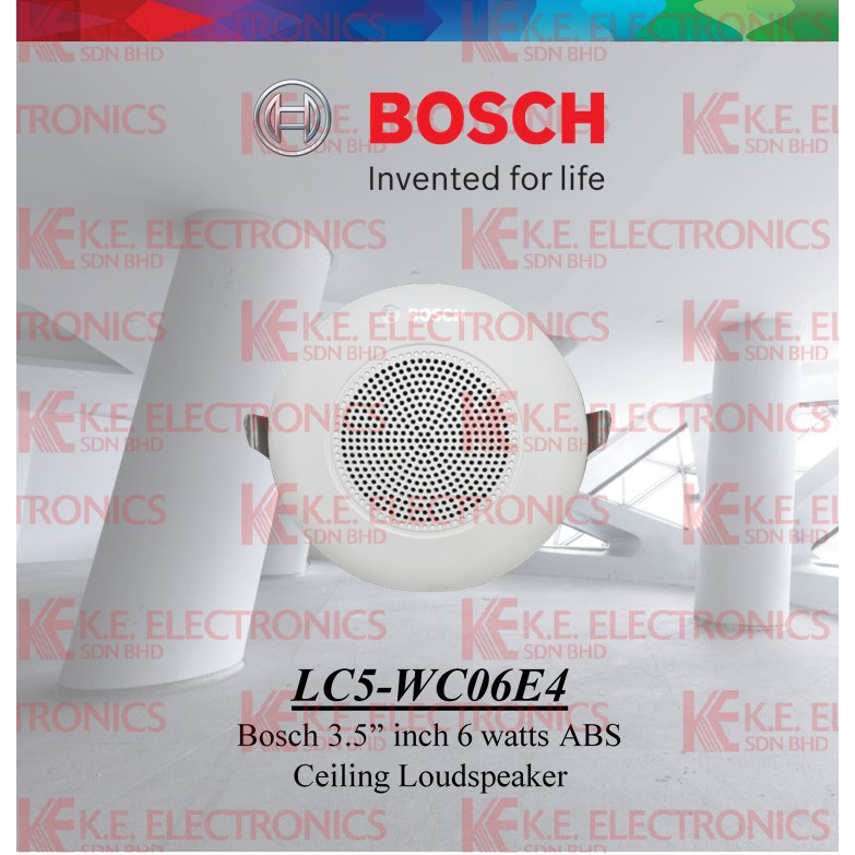BOSCH LC5-WC06E4 6 Watts Ceiling Speaker ( Downlight Type inch ...