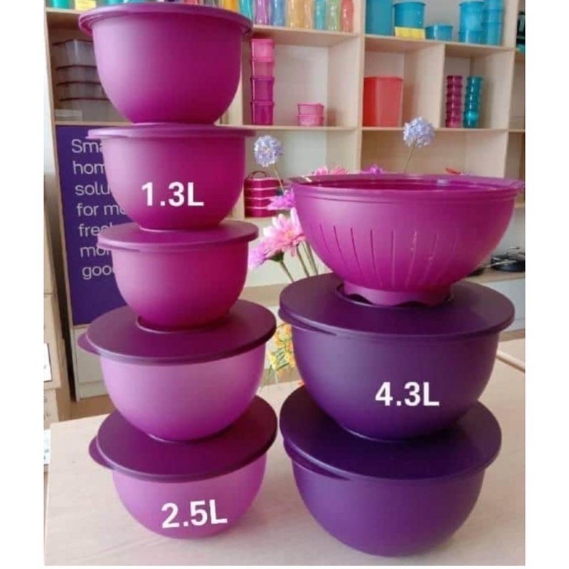 Tupperware Expression Bowl Set 8pcs ( July Level 2020) | Shopee Malaysia