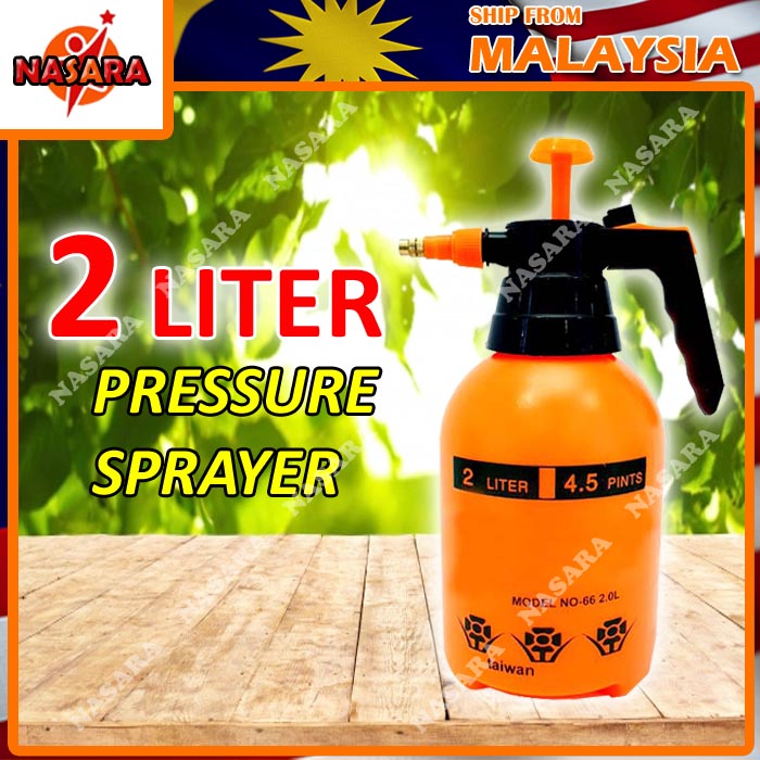 Nasara 2 Liter Multi-Purpose Pressure Hand Pump Sprayer Gardening Tool ...