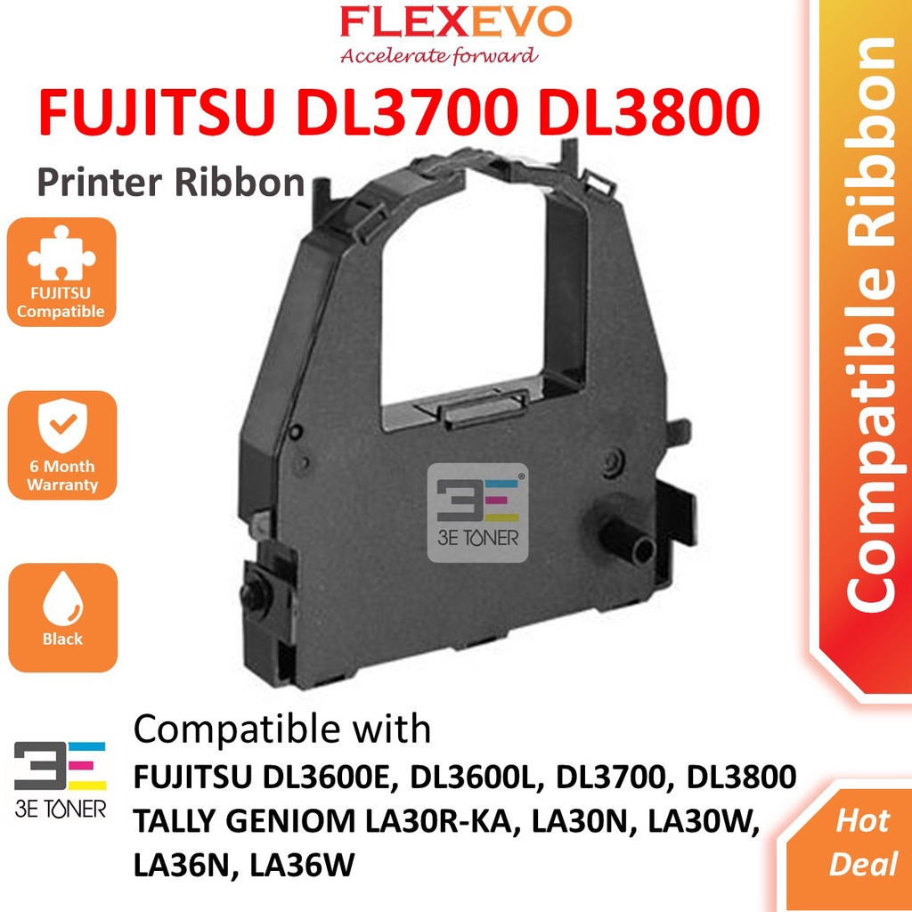 Fujitsu DL3700 DL3800 DL3750+ DPK3800 DL3850+ DL7400 Pro Printer Ribbon ...