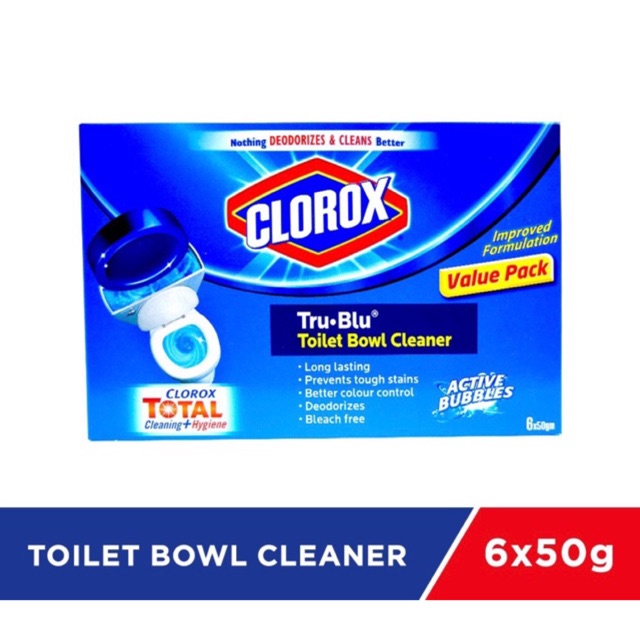 Harpic Power Bluematic In-Cistern Block Clearner Clorox Tru-Blu Toilet ...