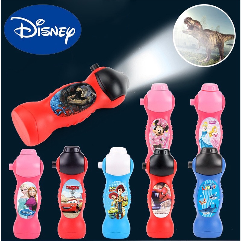 Disney Cartoon Projection Flashlight Mickey Mouse Cars Toy Story Frozen ...