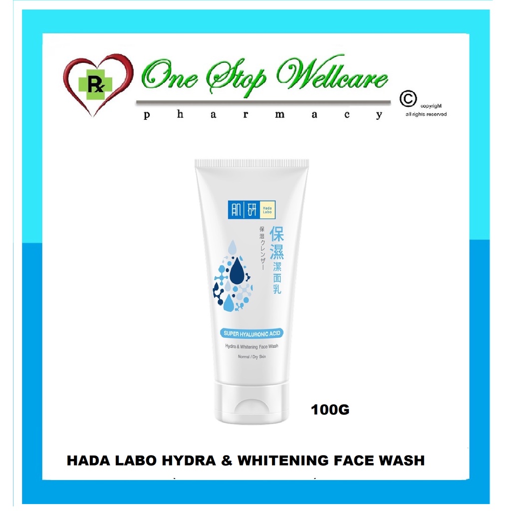 HADA LABO HYDRA & WHITENING FACE WASH 100G (EXP: 04/2027) | Shopee Malaysia