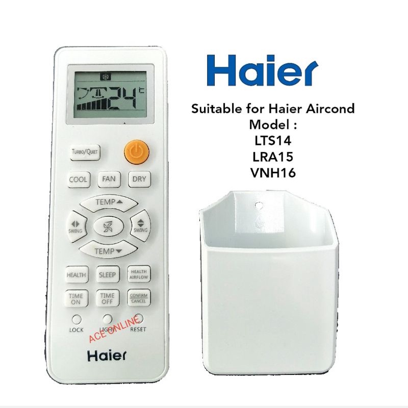 HAIER Original Aircond Remote Control Replacement(0010401715P)LTS14 ...