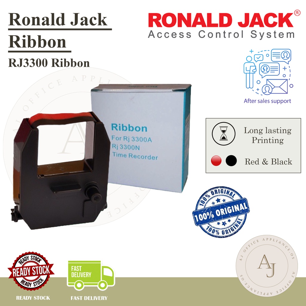 Ronald Jack RJ3300 Ribbon Cartridge Original | RJ3300 Time Recorder ...