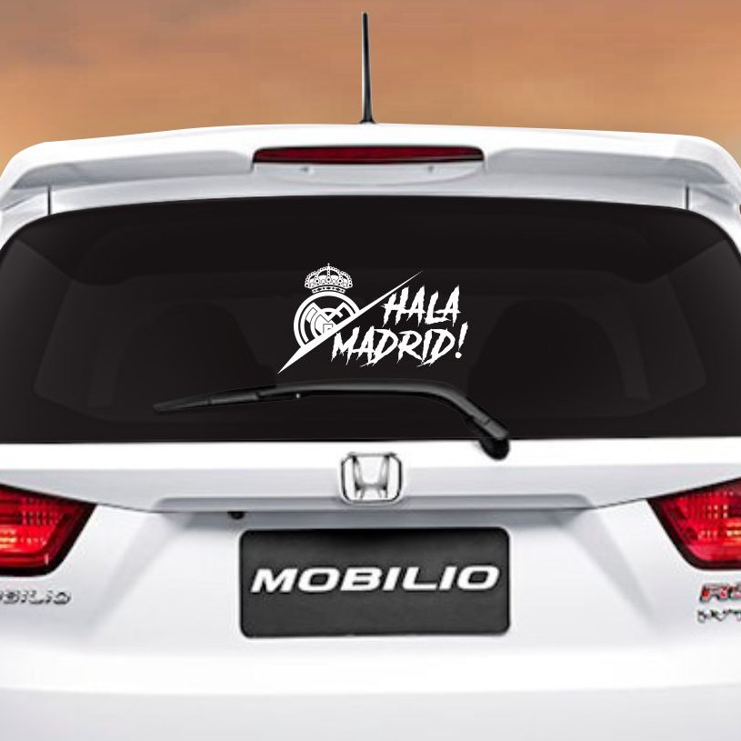 Cutting Stickers REAL MADRID HALA MADRID For Car Glass | Shopee Malaysia