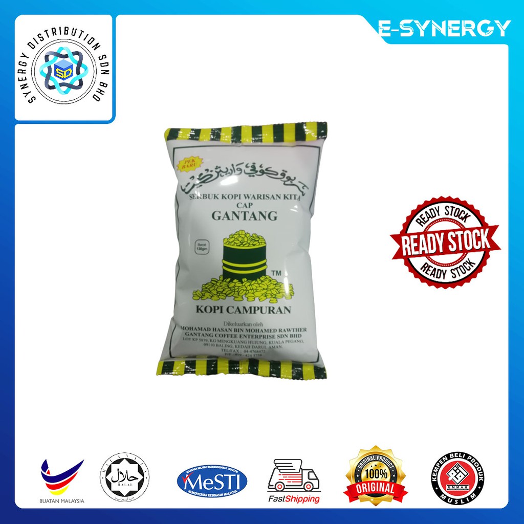 🔥100GRAM🔥(READY STOCK) SERBUK KOPI CAP GANTANG 100G | Shopee Malaysia