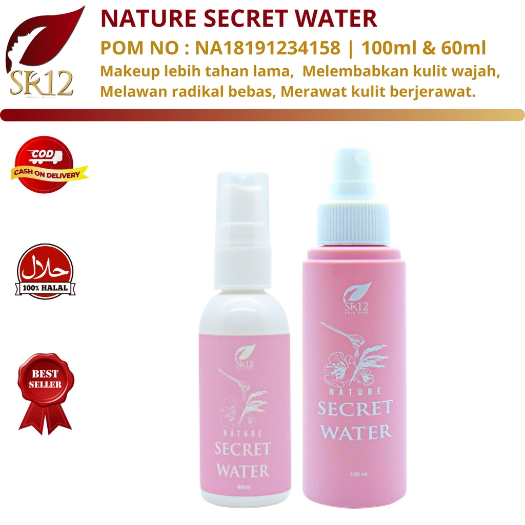 Sr12 Nature Secret Water Face Mist Nano Mist Spray Facial Moisturizer Facemist Lightening ...