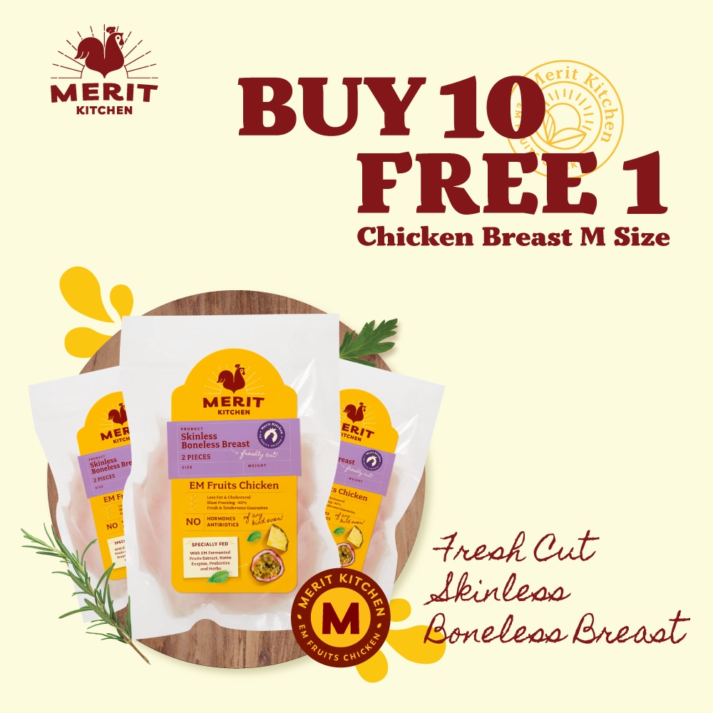 [Special] [BUY 10 FREE 1] Merit Kitchen EM Fruits Skinless Boneless ...