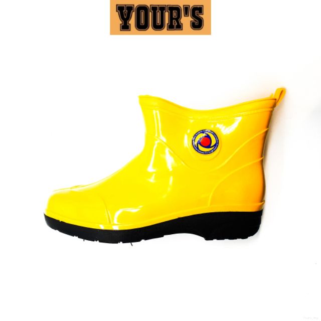 READY STOCK !!!High Quality Rubber Rain Boot (Yellow）/Kasut Boot Getah ...