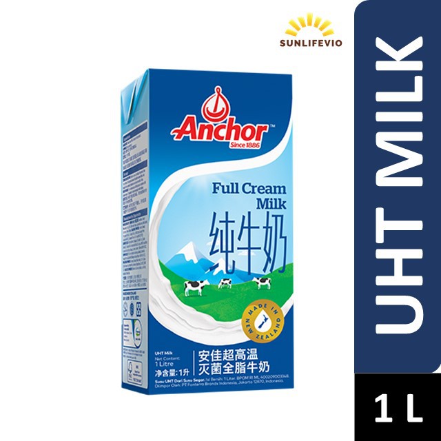 ANCHOR UHT FULL CREAM MILK 1L | 全脂牛奶 | Shopee Malaysia