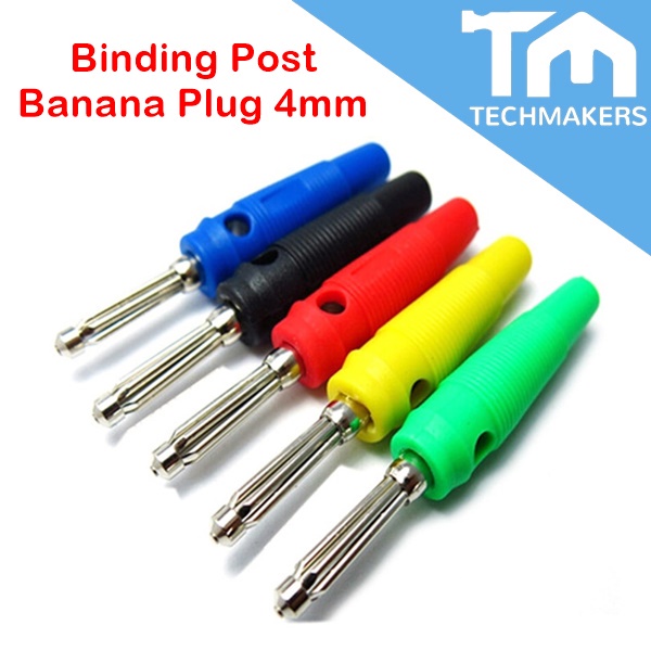 4mm 32A High Current Screw Solderless Stackable Banana Plug Connector ...