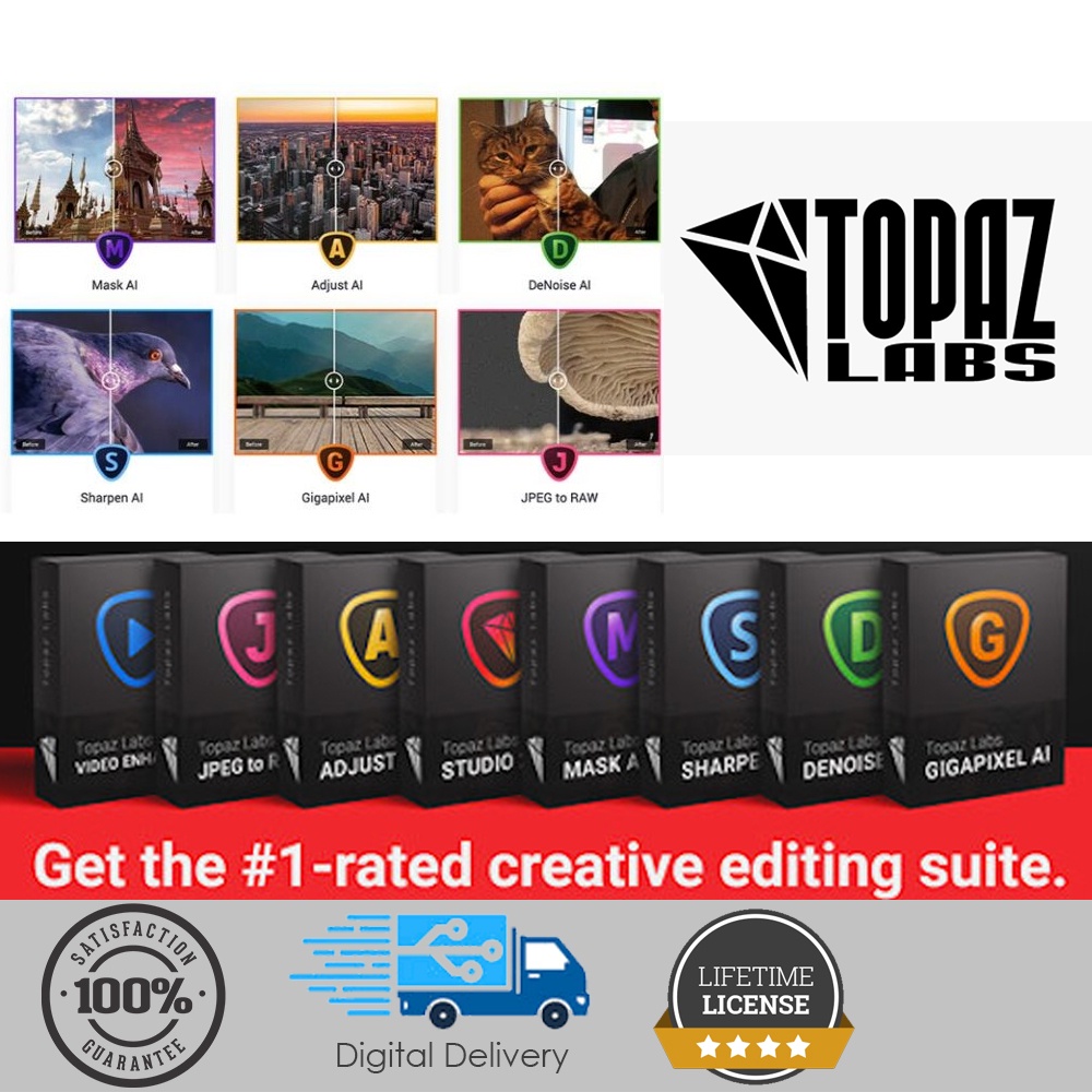 Topaz Labs AI Bundle latest version 2025 (win & mac) | Shopee Malaysia