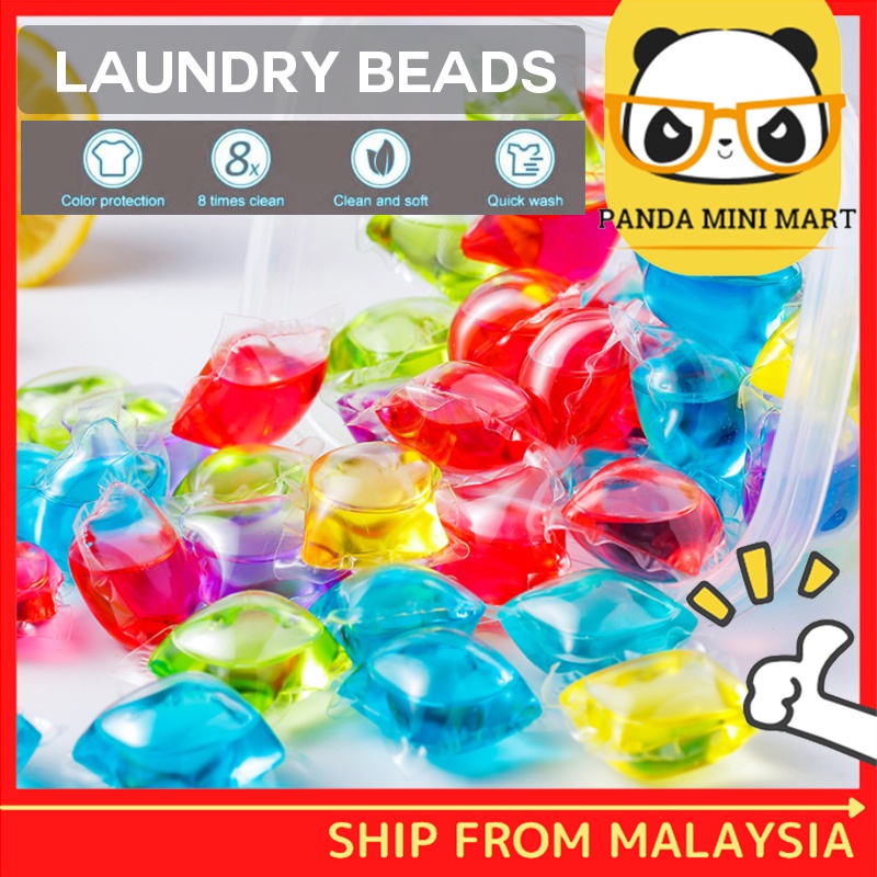 Laundry Gel Beads magic Washing Cleaner Fragrance Liquid condensate ...
