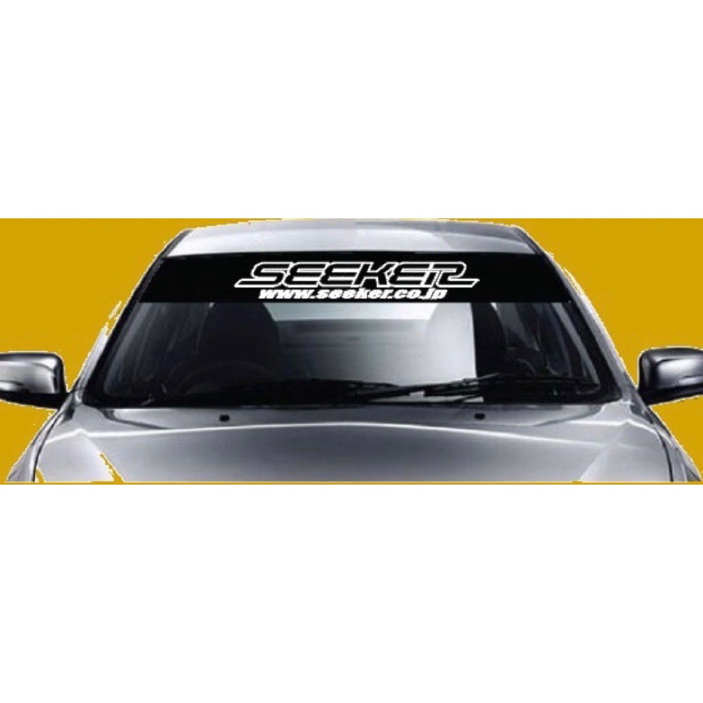 (Ready Stock) S824# Seeker Car Windscreen Vinyl Decal Sticker | Shopee ...