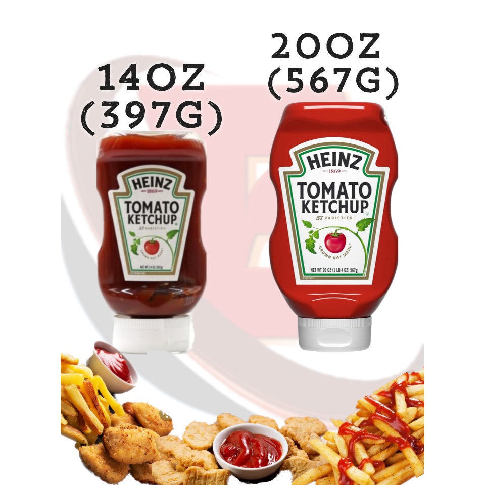 HEINZ TOMATO KETCHUP 14OZ (325G) | 20OZ (570G) | Shopee Malaysia