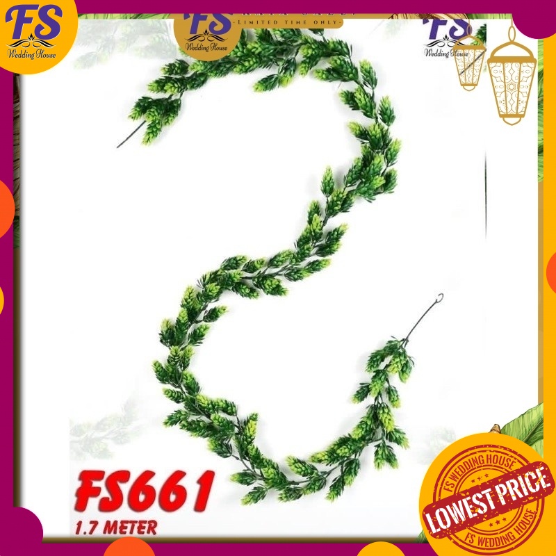 Artificial Flower/Hanging Leaf/Daun Gantung/Daun Hiasan/Home Deco/Fs661 ...