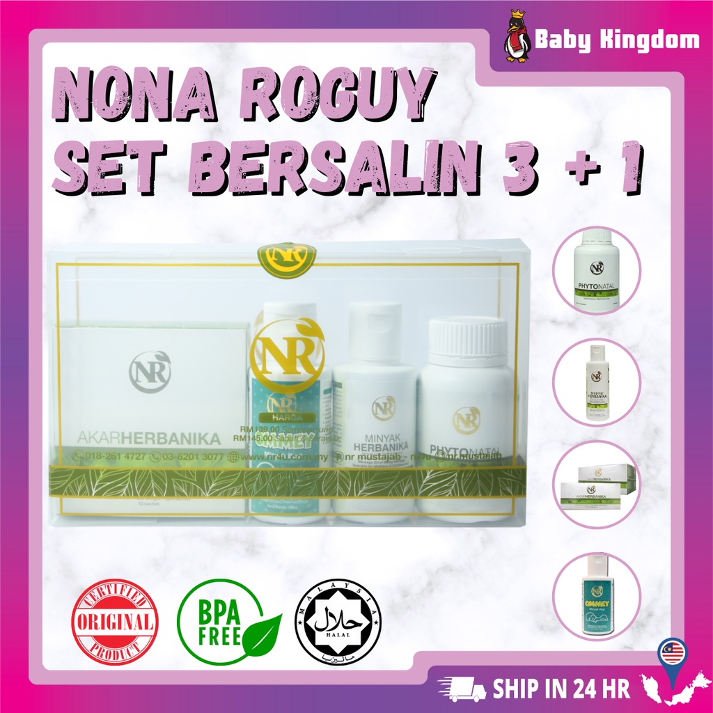 NR Nona Roguy Set Bersalin 3+1 Set Harmoni Set Berpantang Rangkaian ...