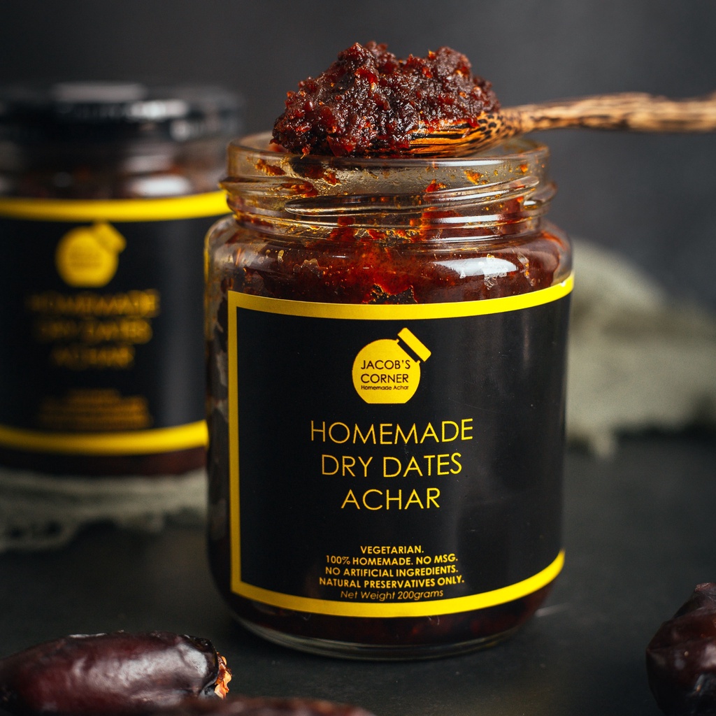 Homemade Dry Dates Achar |Jacob's Corner Achars | Kurma| Achar/Acar ...
