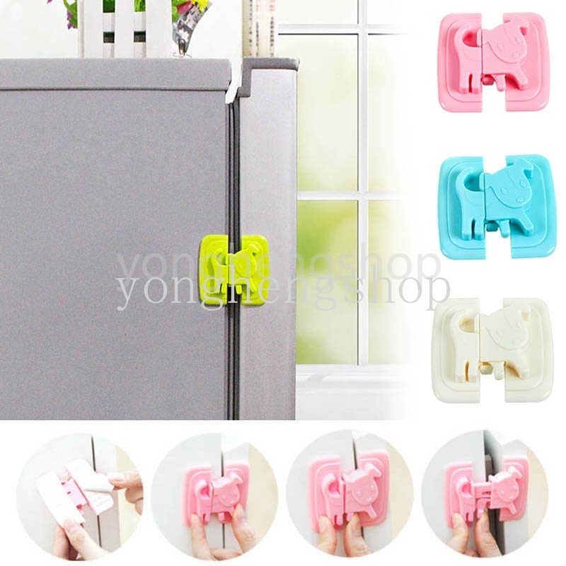 Cartoon Dog Puppy Shaped Safety Fridge Door Locks Cabinet Door ...