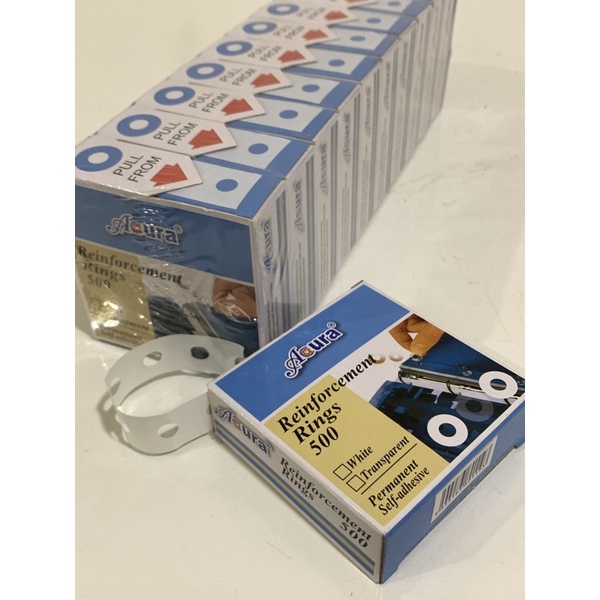 Permanent Self-Adhesive Reinforcement Rings Sticker (500pcs / BOX ...
