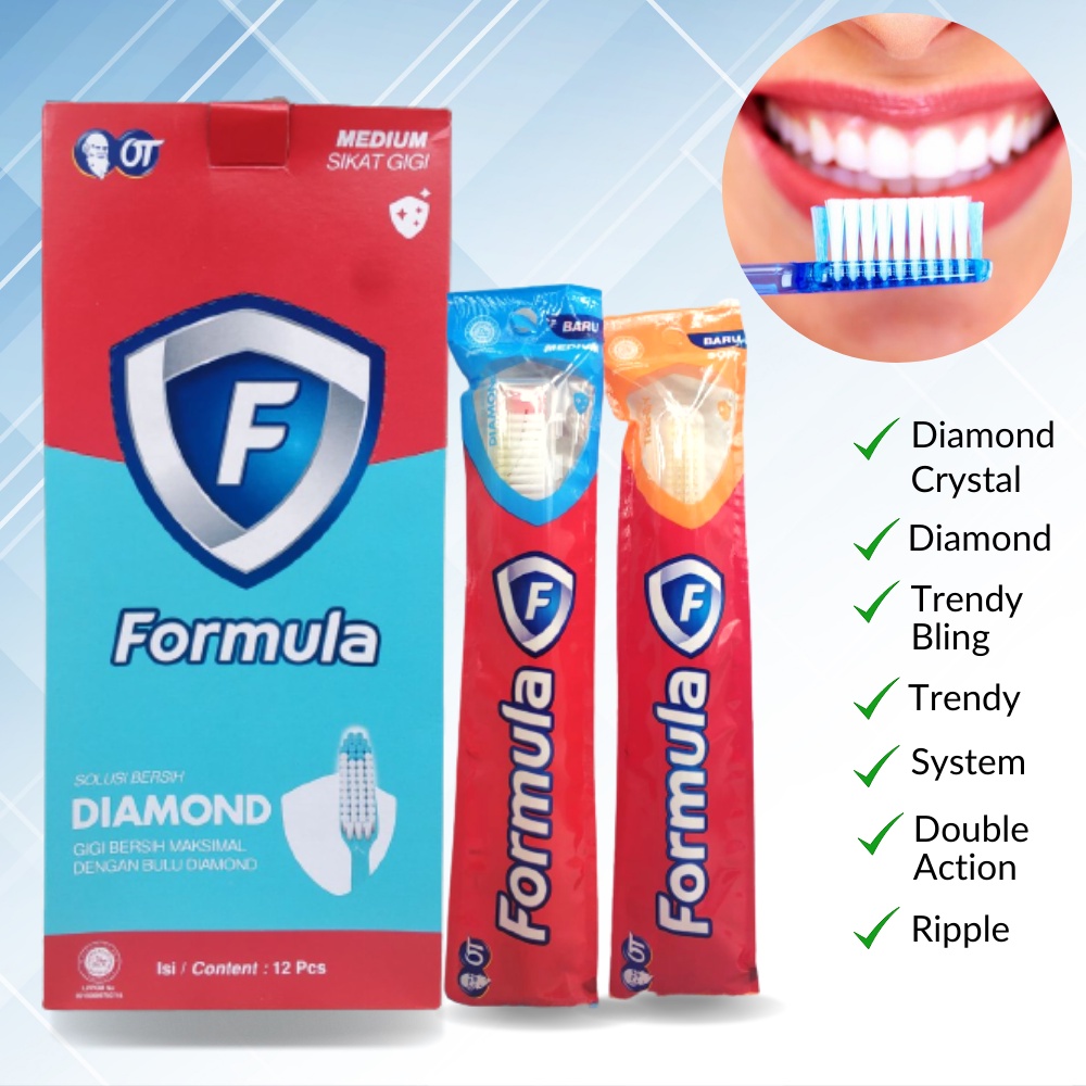 (BORONG) (RM 1.60*12PCS) BERUS GIGI FORMULA / TOOTHBRUSHES / ORIGINAL ...
