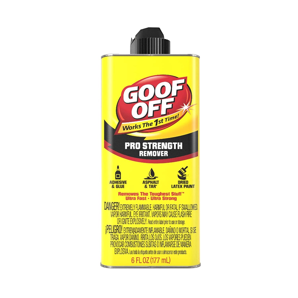 Goof Off PRO Strength Remover Removes: adhesives & glue, crayon, pen ...