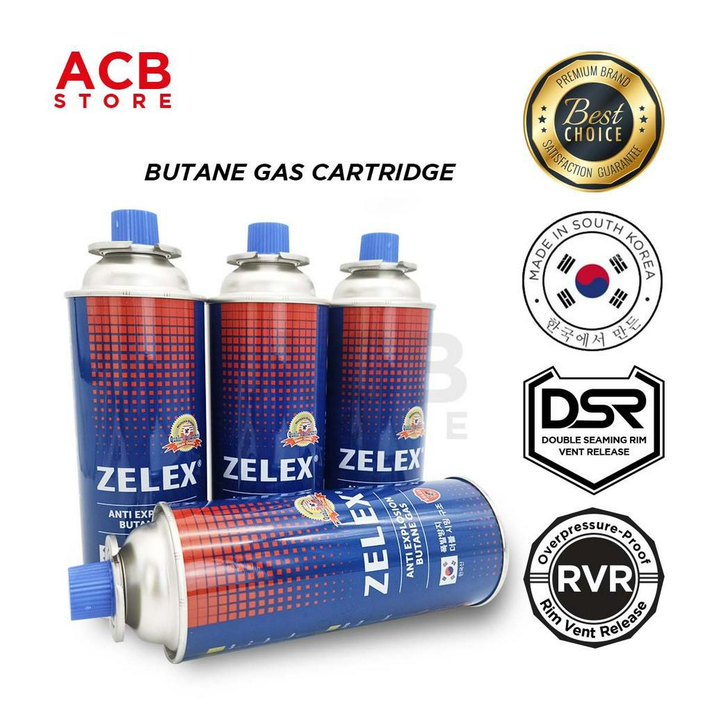 [READY STOCK] Butane Gas Cartridge with non explosive safety system 4 x ...