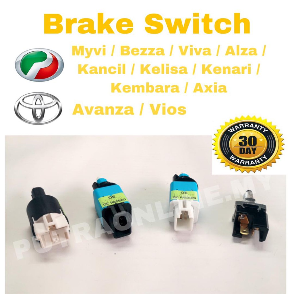 GENUINE PERODUA BRAKE SWITCH STOP SWITCH MYVI BEZZA VIVA ALZA KANCIL ...
