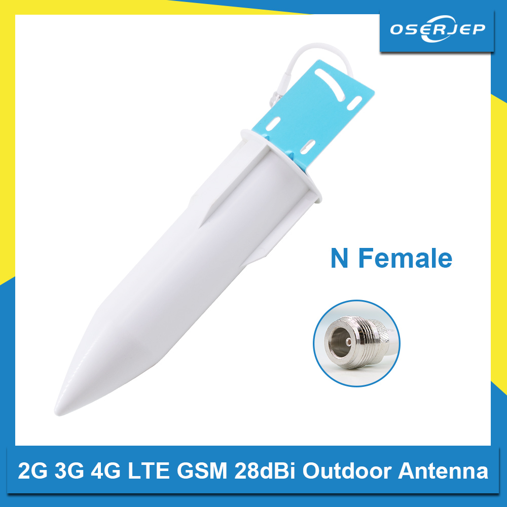 LTE GSM 28dBi Outdoor Antenna N Female for Mobile Signal Repeater ...