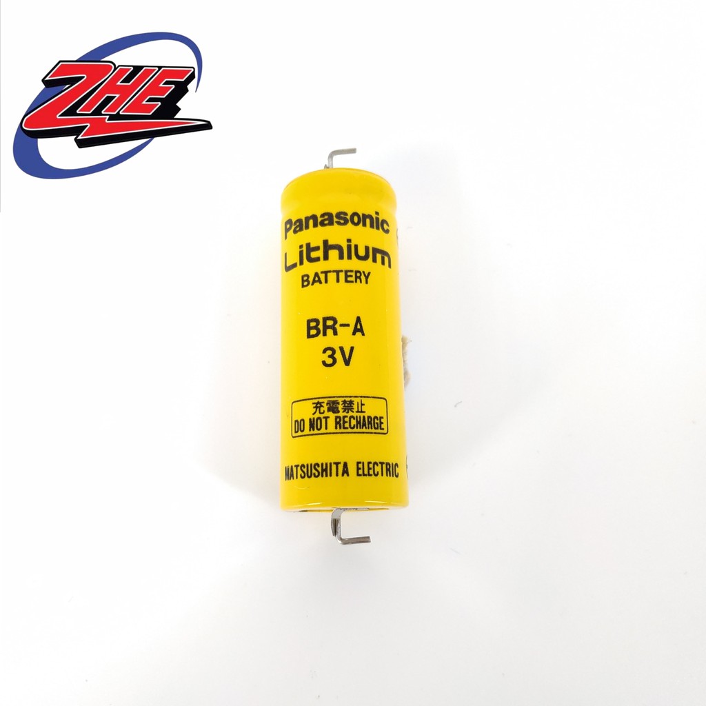 PANASONIC BR-A BATTERY INDUSTRIAL LITHIUM 3V BR17455 (1000137) | Shopee ...