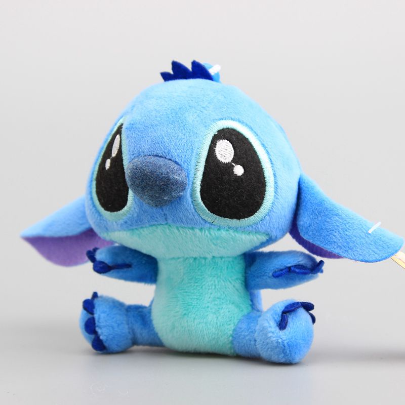 Soft Huggable And Lilo And Stitch Plush Toy Hanging Key Chain Hanger ...
