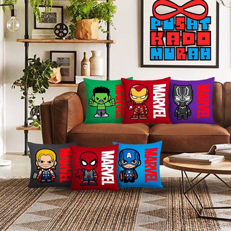 Superhero Marvel Sofa Pillow Eoe Captain America/IronMan/Thor/Hulk ...
