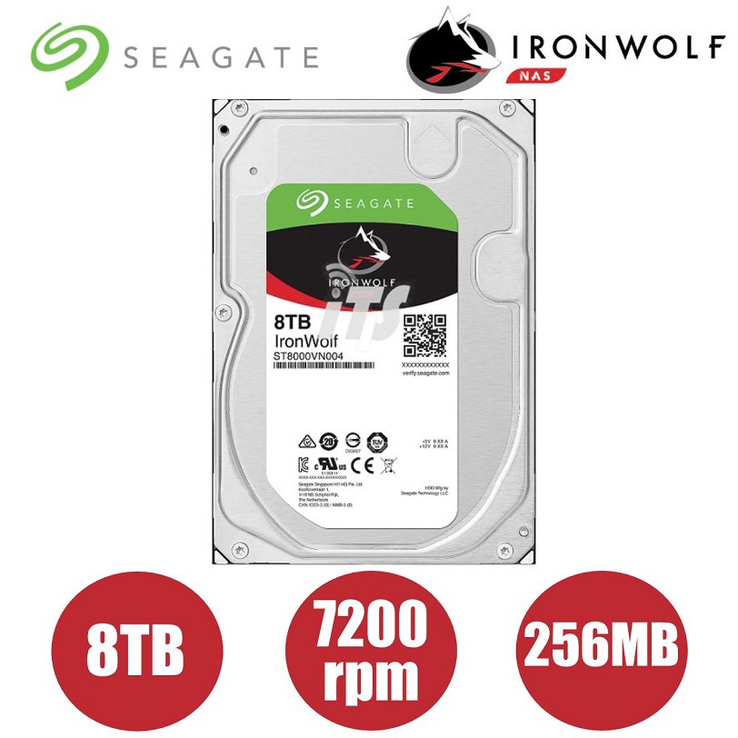 Seagate IronWolf ST8000VN004 (8TB) 3.5 HDD | Shopee Malaysia