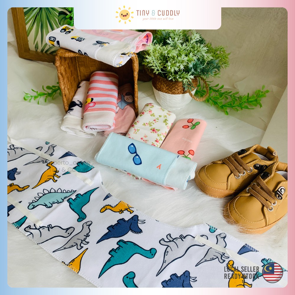 Clearance 👶 Barut Baby Bertali Newborn Baby Infant Binder Kartun Corak ...