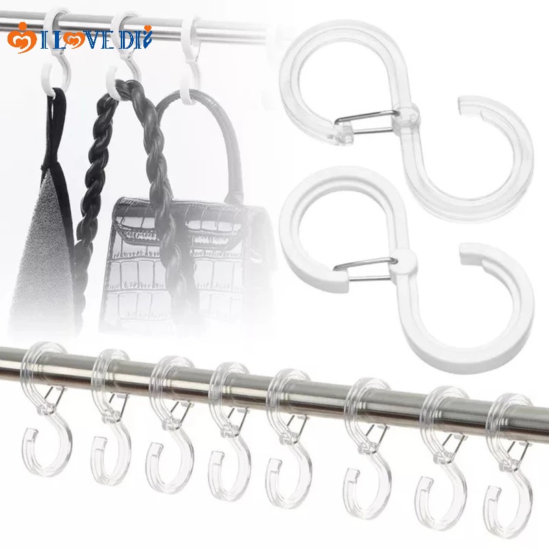 Portable S-shaped Anti-drop Lock Catch PP Hooks/ Balcony Railing ...