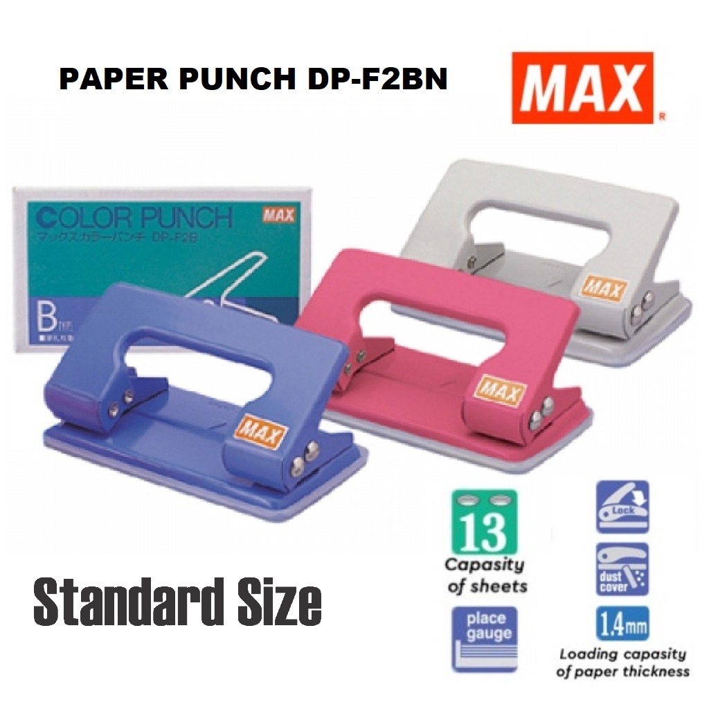 MAX PAPER PUNCH TWO HOLES (DP-F2BN) | Shopee Malaysia