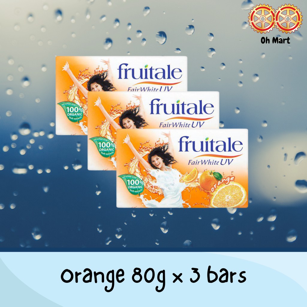 Fruitale Fair White UV Bar Soap - 3 Bar Soap Assorted Fragrance ...