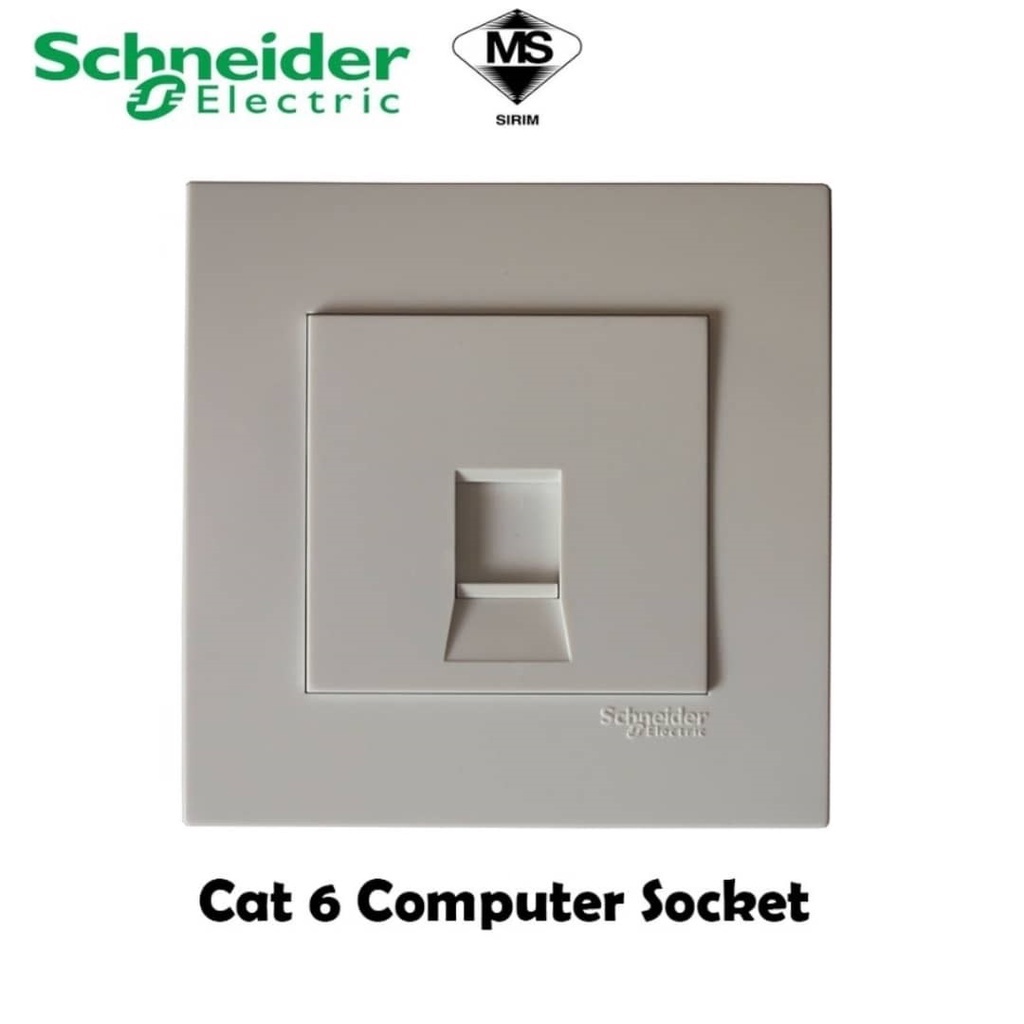 SCHNEIDER VIVACE CAT6 SOCKET / COMPUTER SOCKET | Shopee Malaysia