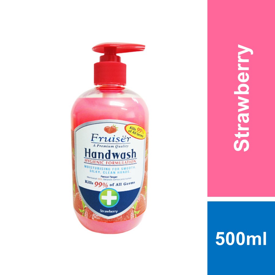 Fruiser Hand Wash Single Pack Strawberry 500ml | Shopee Malaysia