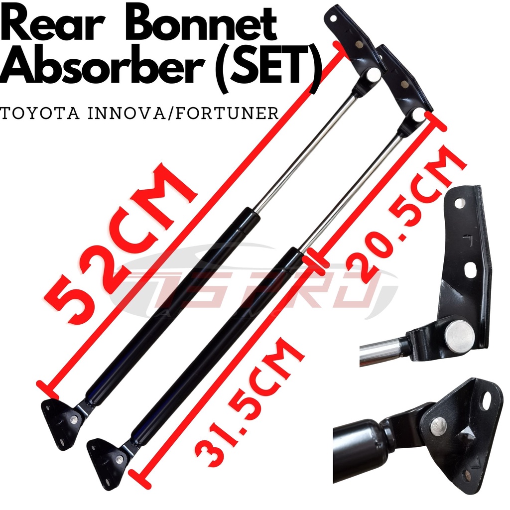 High Quality BA-02001R/L Rear Bonnet Absorber (Long Size: 20.5 ...