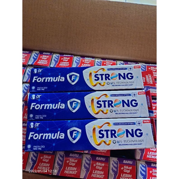Toothpaste Formula 190gr (Free Toothbrush) | Shopee Malaysia
