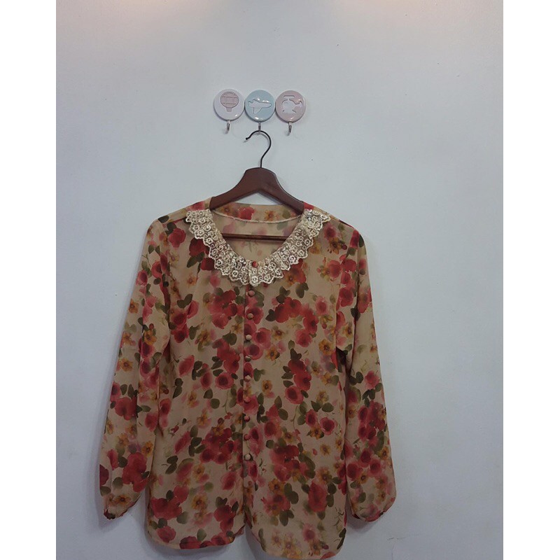 Blouse bercorak floral | Shopee Malaysia