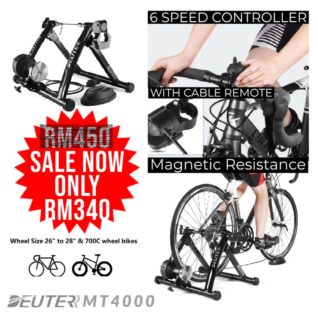 🔥Ready Stock🔥DEUTER MT-4 MAGNETIC RESISTANCE TRAINER WITH REMOTE CABLE CYCLING BICYCLE RB ROAD ...