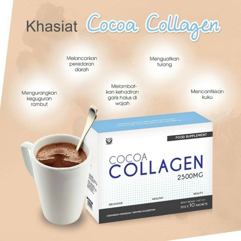 Cocoa Collagen Sendayu Tinggi (20g × 10 sachets) | Shopee Malaysia