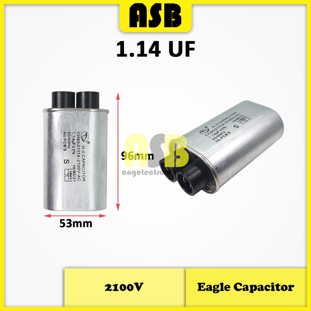 (1pc) Eagle Capacitor 2100V ( 0.95UF / 1UF / 1.05UF / 1.14UF ) | Shopee ...