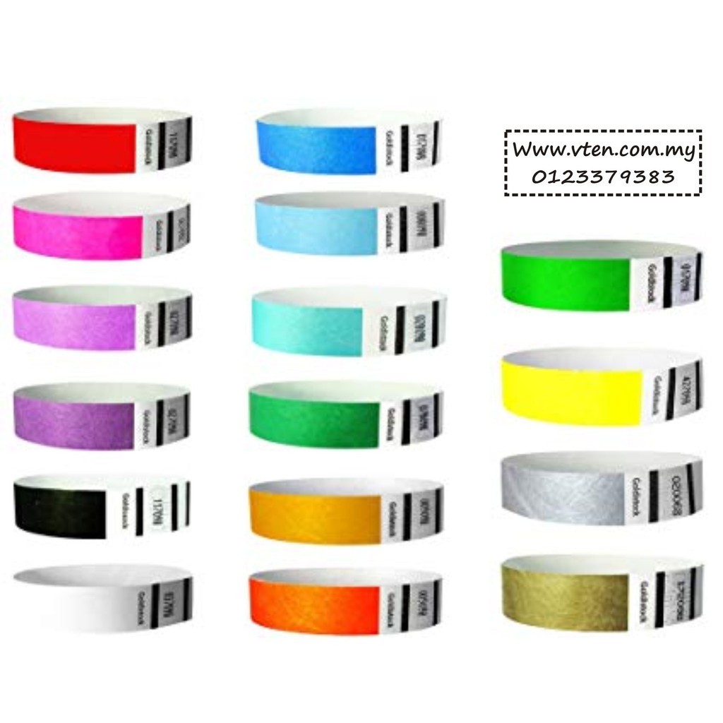 Customized Paper wristband,Custom made tyvek Paper Wristband 订做 手环 纸腕带 ...