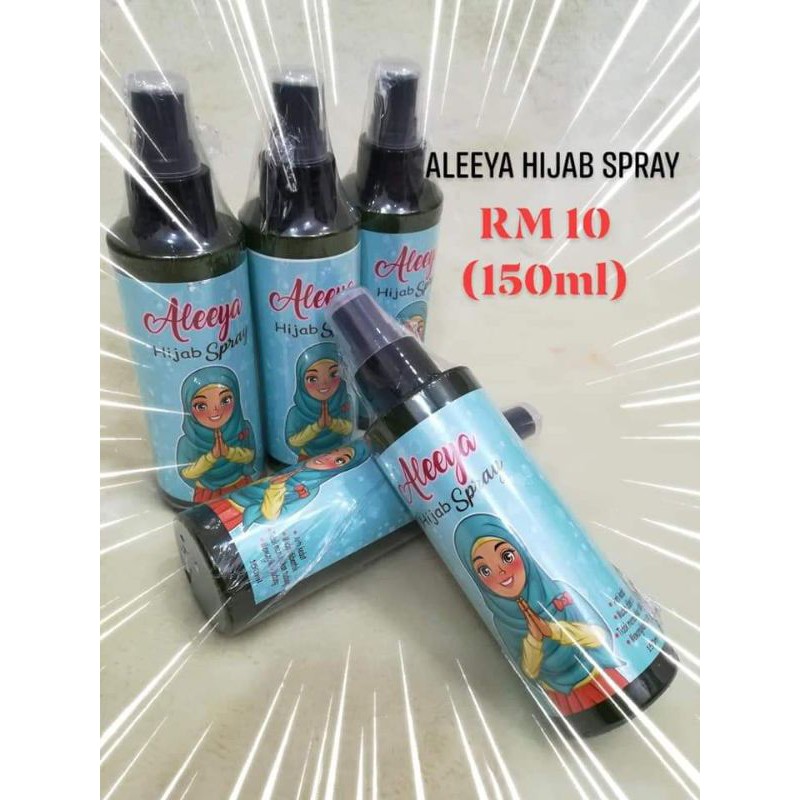 Aleeya hijab spray/pengeras tudung(150ml) | Shopee Malaysia